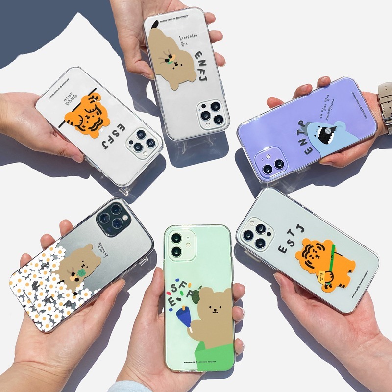 Momo Case MBTI Animals Phone Case（透明殼）