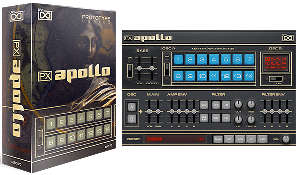 70年代複音合成器取樣音源 UVI PX Apollo Plugin (序號下載版)