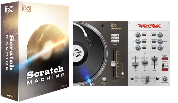 DJ刮盤取樣音色庫 UVI Scratch Machine Plugin (序號下載版)