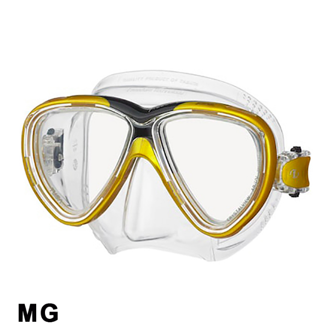 TUSA M-211S FREEDOM ONE PRO 抗UV透明/白矽膠雙面鏡