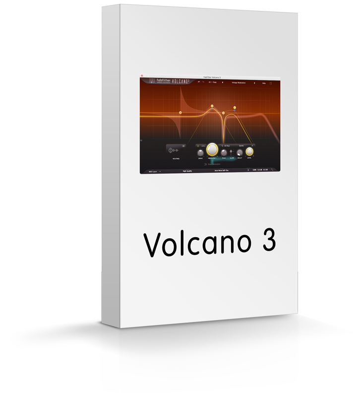 FabFilter Volcano 3 Effect Plugin 濾波器軟體效果器 (序號下載版)