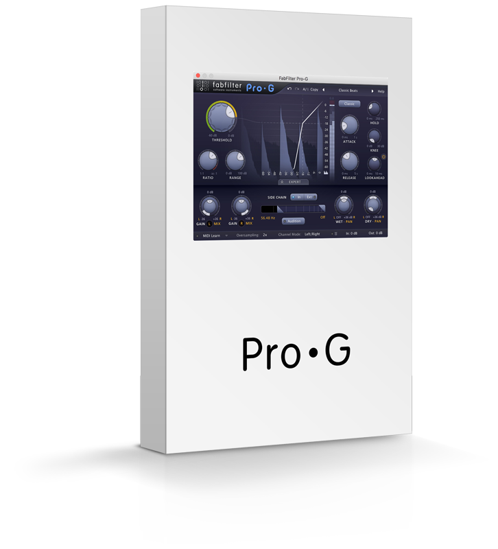 FabFilter Pro-G Noise Gate Effect Plugin 噪音消除軟效果器 (序號下載