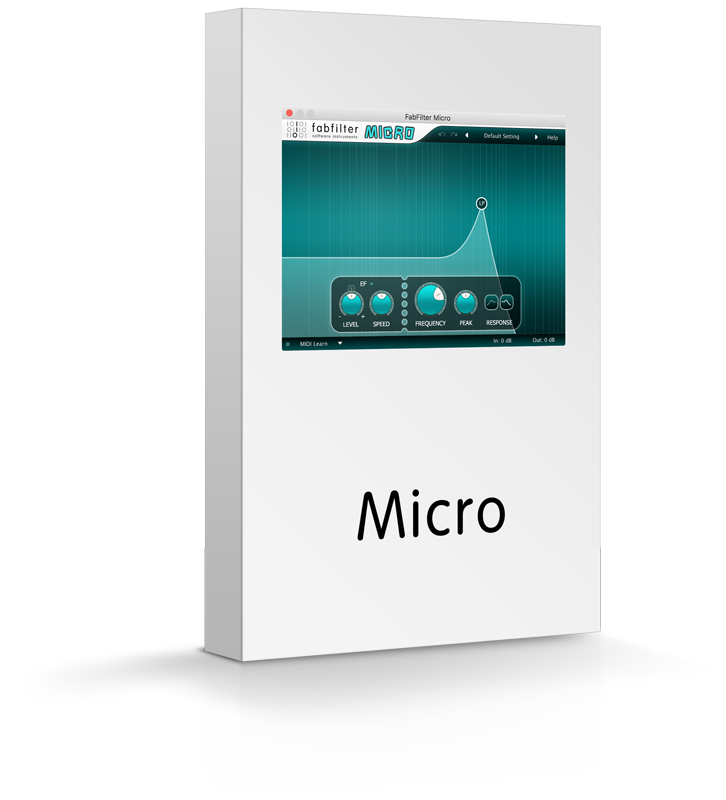 FabFilter Micro Effect Plugin 濾波器 軟體效果器 (序號下載版)