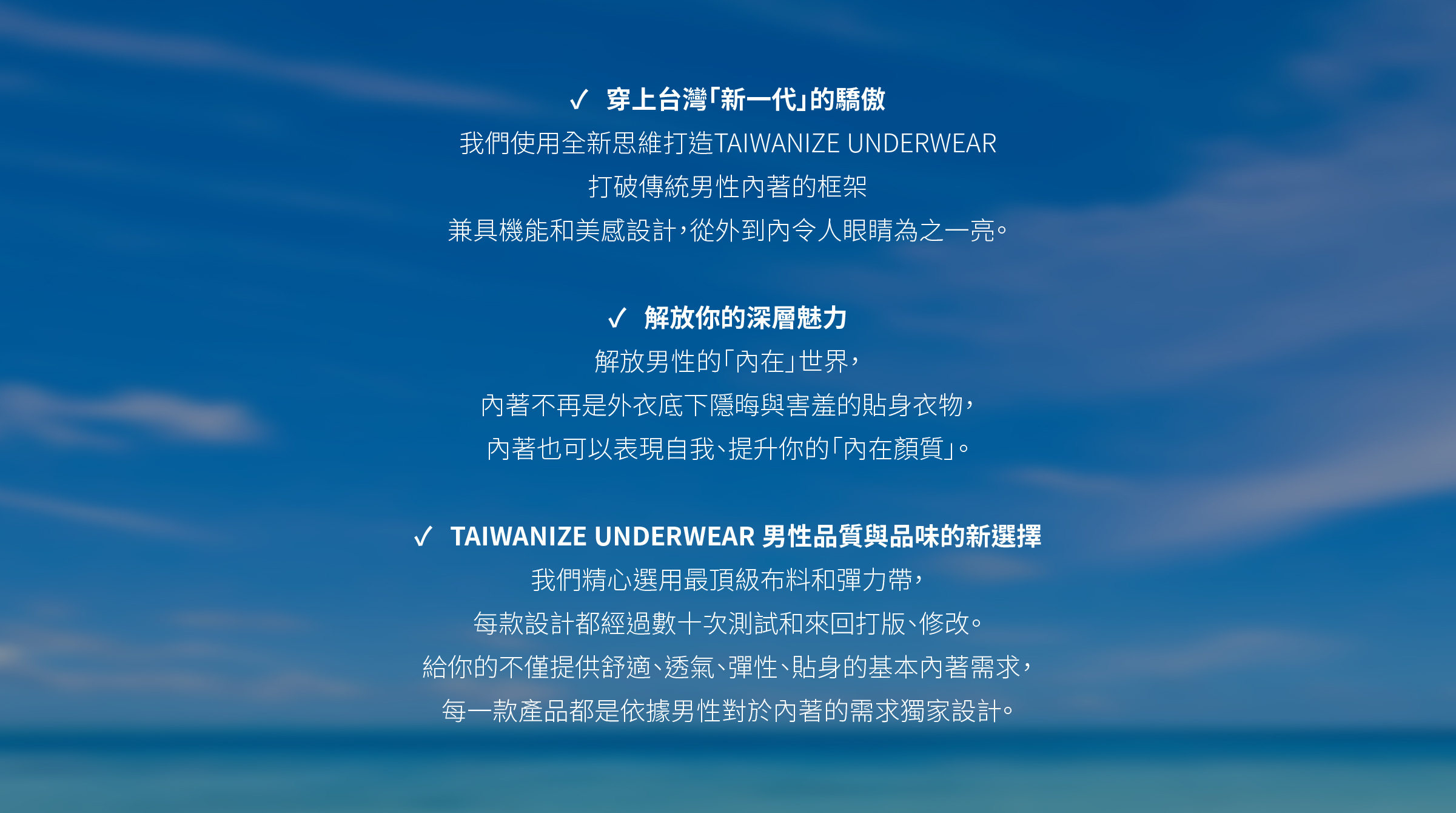 TAIWANIZE UNDERWEAR |穿上台灣新一代的驕傲
