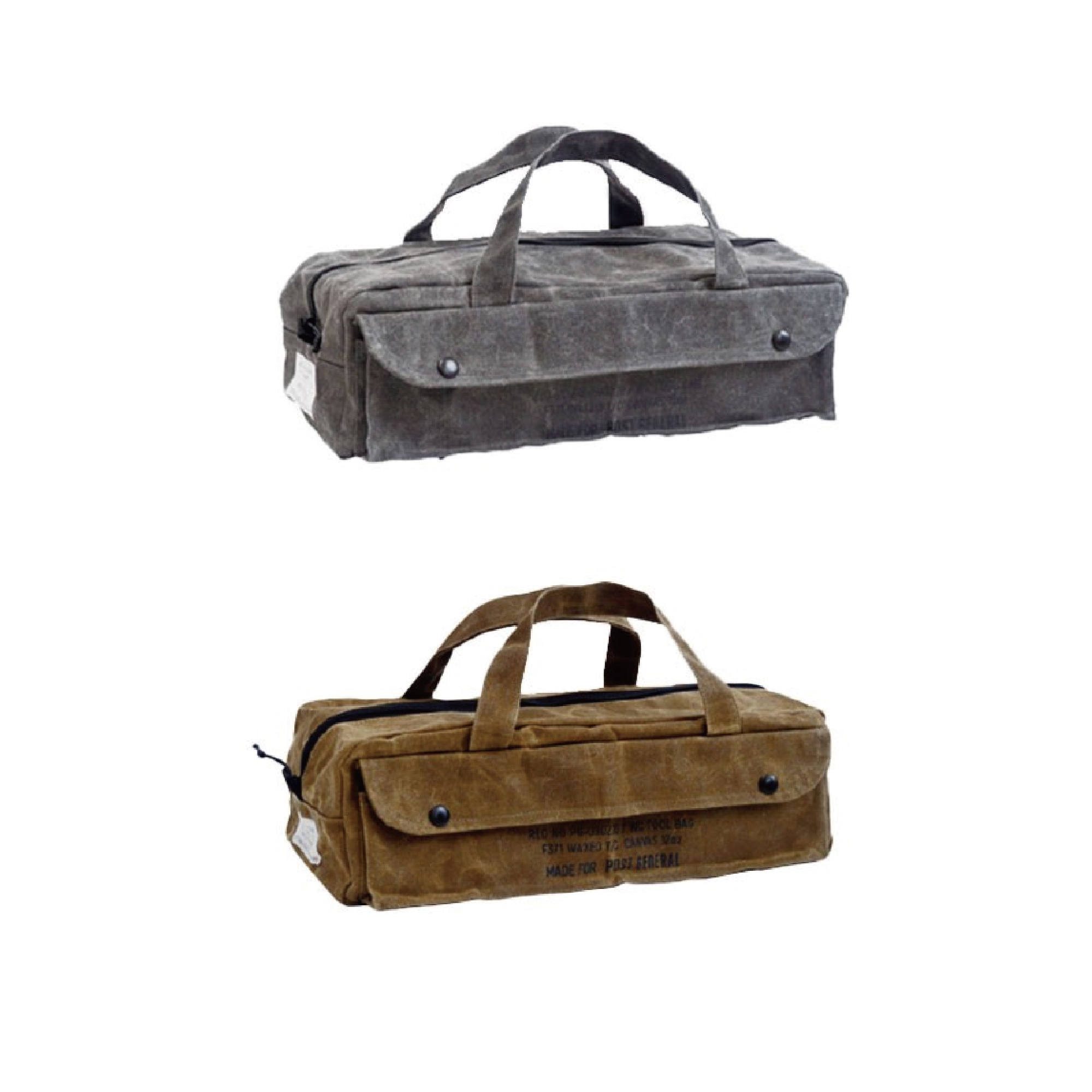 POST GENERAL WAXED CANVAS TOOL BAG 盒式工具包