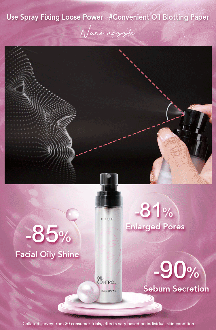 MKUP Lasting Matte Oil Control Setting Spray