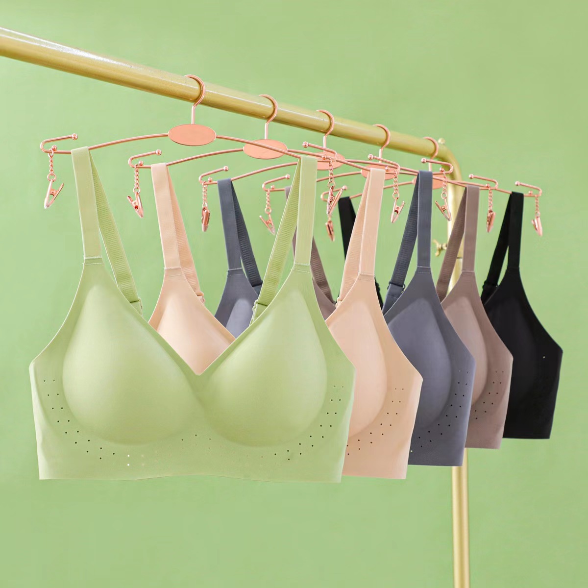 Seamless Breathable Eyelets "Jelly" Bra (NNP001)