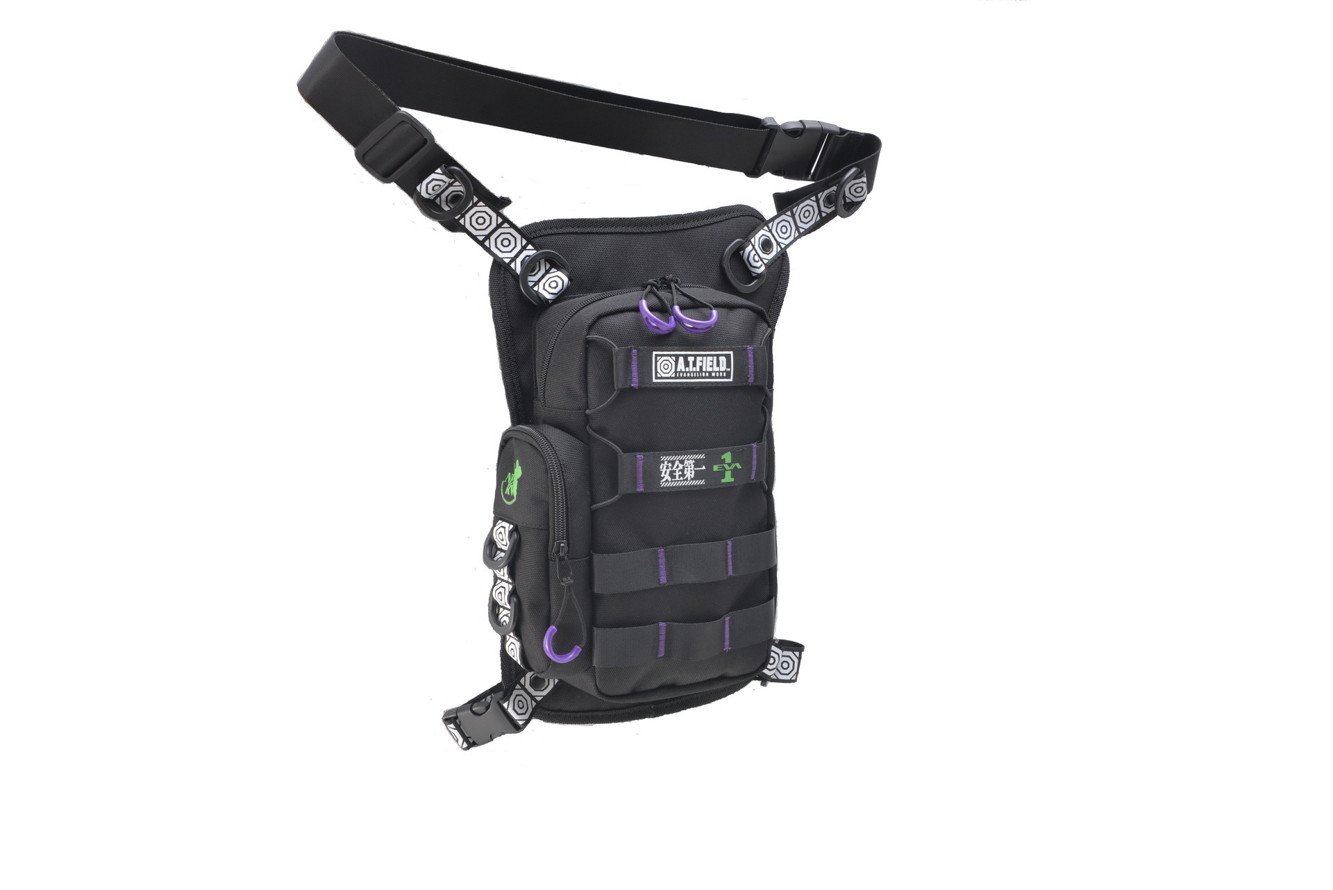 DEVICE×A.T.FIELD CORDURA EVA新世紀福音戰士腰包 (初號機色)