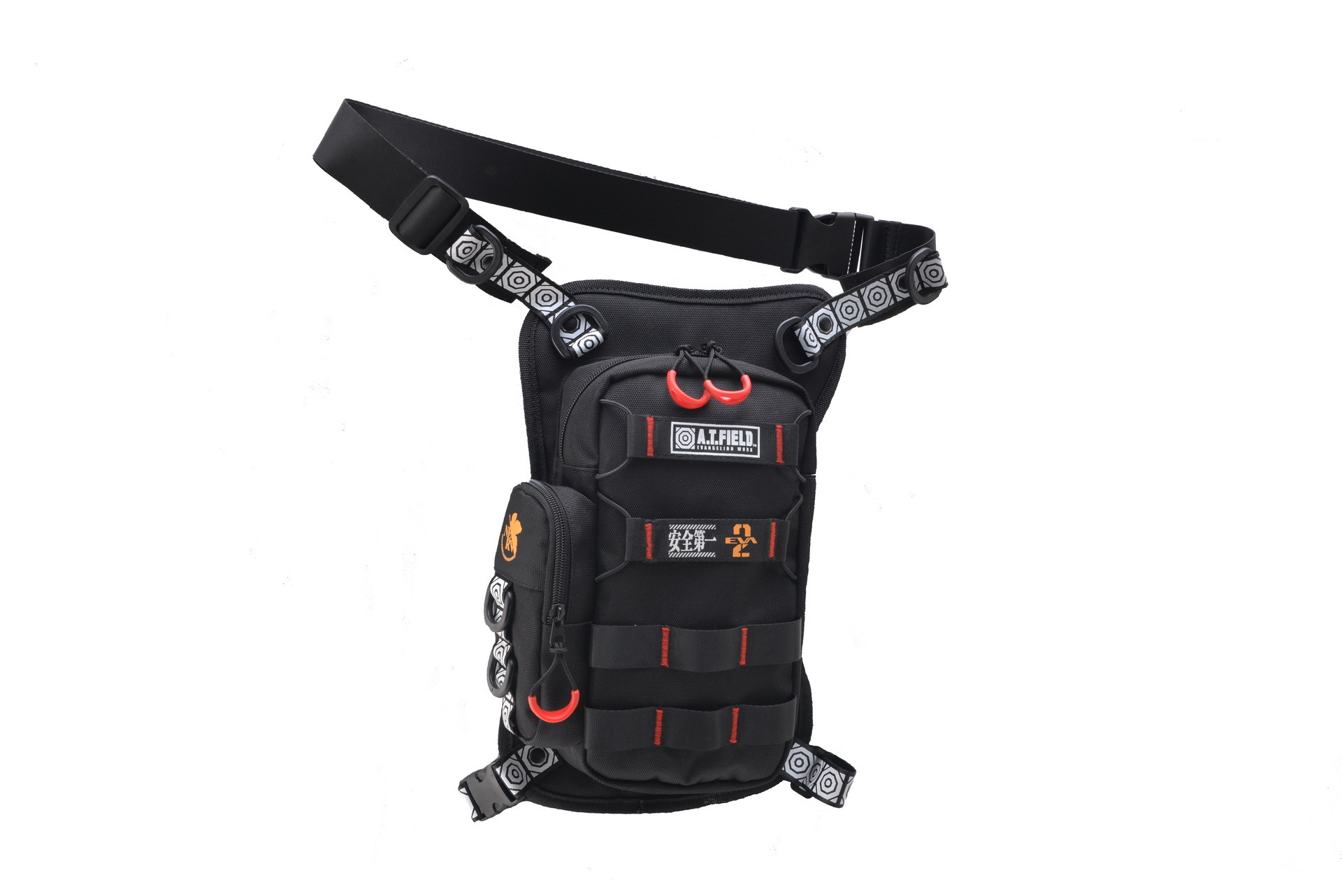 DEVICE×A.T.FIELD CORDURA EVA新世紀福音戰士腰包 (貳號機色)