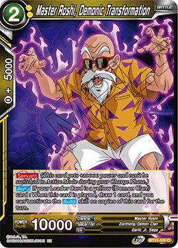 BT11-101 Master Roshi, Demonic Transformation