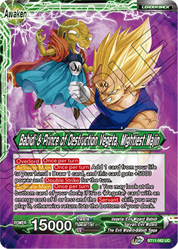 BT11-062 Babidi & Prince of Destruction Vegeta, Mightie