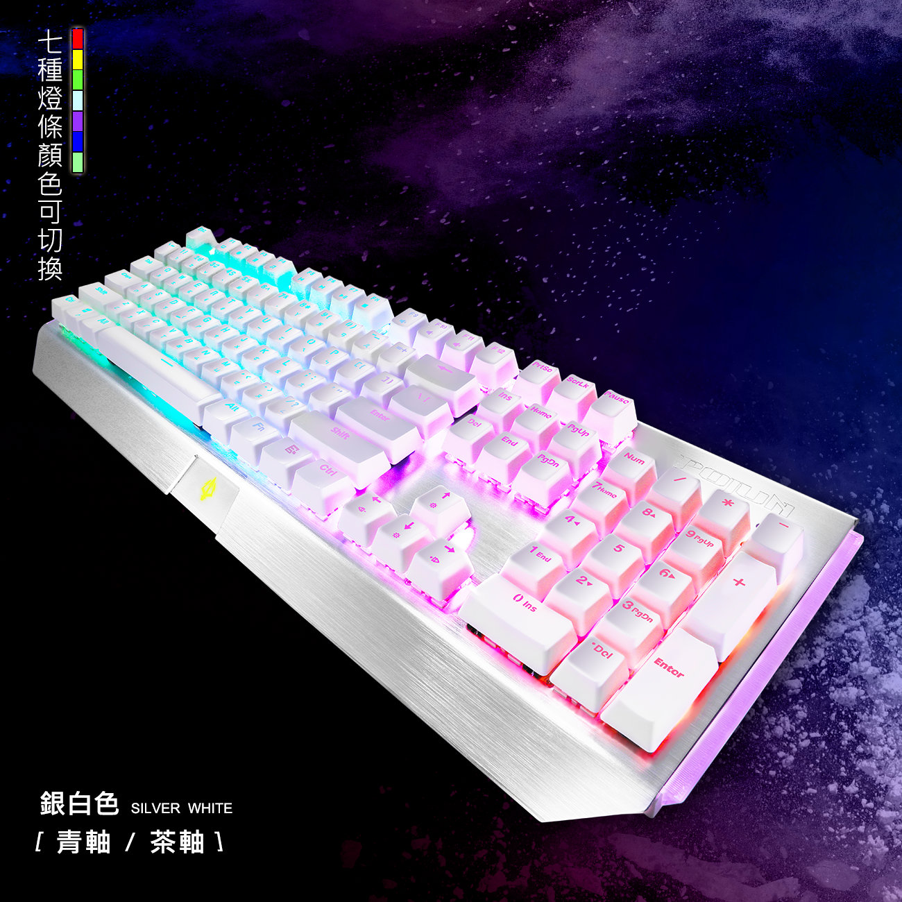 PJ01 RGB機械式鍵盤-波軍POJUN