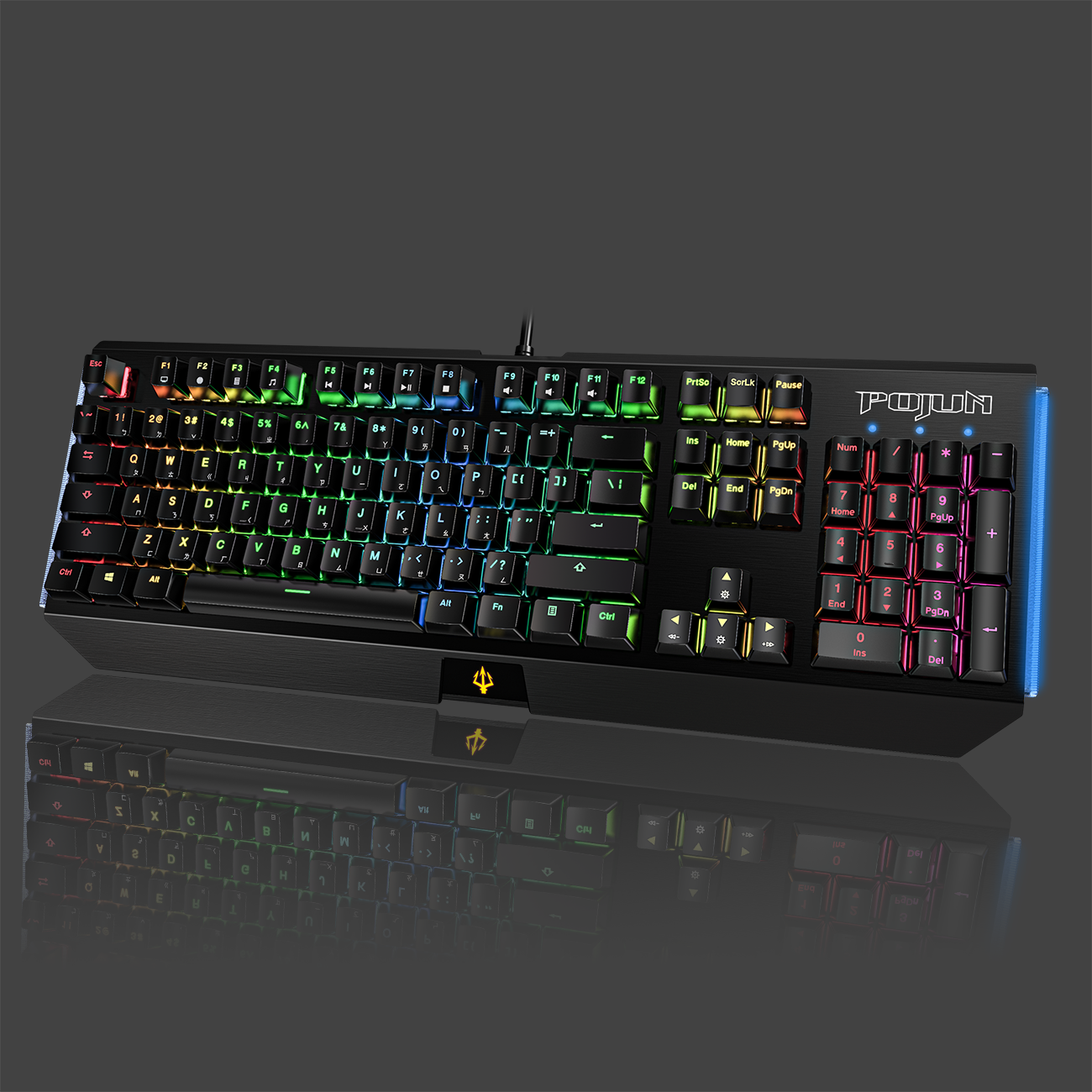 PJ01 RGB機械式鍵盤-波軍POJUN