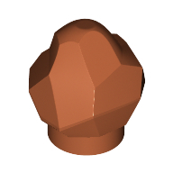 LEGO零件 岩石 1.33x1.33x1 35646 深橘色 6382738