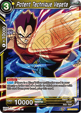 BT8-073 Potent Technique Vegeta