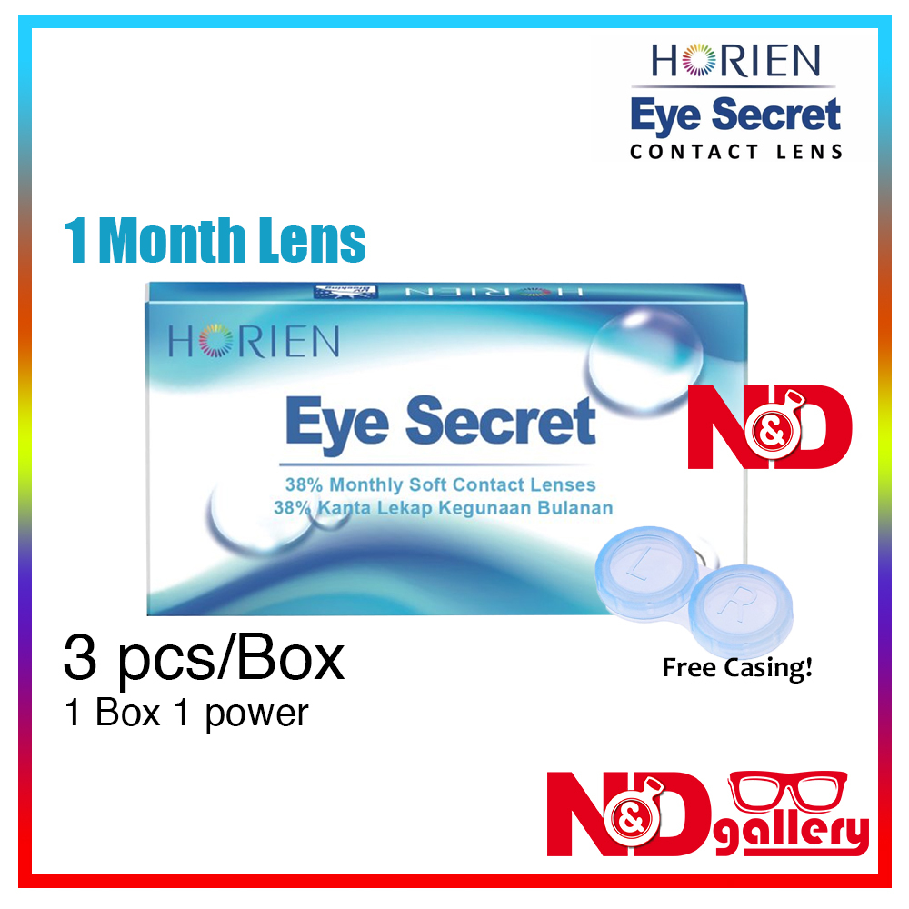 Horien Eye Secret 1 Month Clear 3 pcs/Box