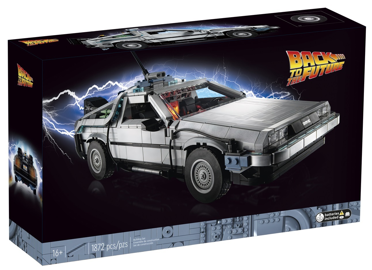 Back to the Future Time Machine Set Fit Lego