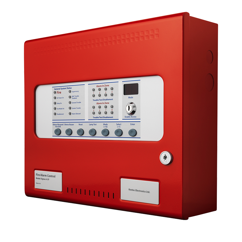 Kentec Fire alarm panel Sigma A-CP 2 zone(贈品:7AH電池2件)