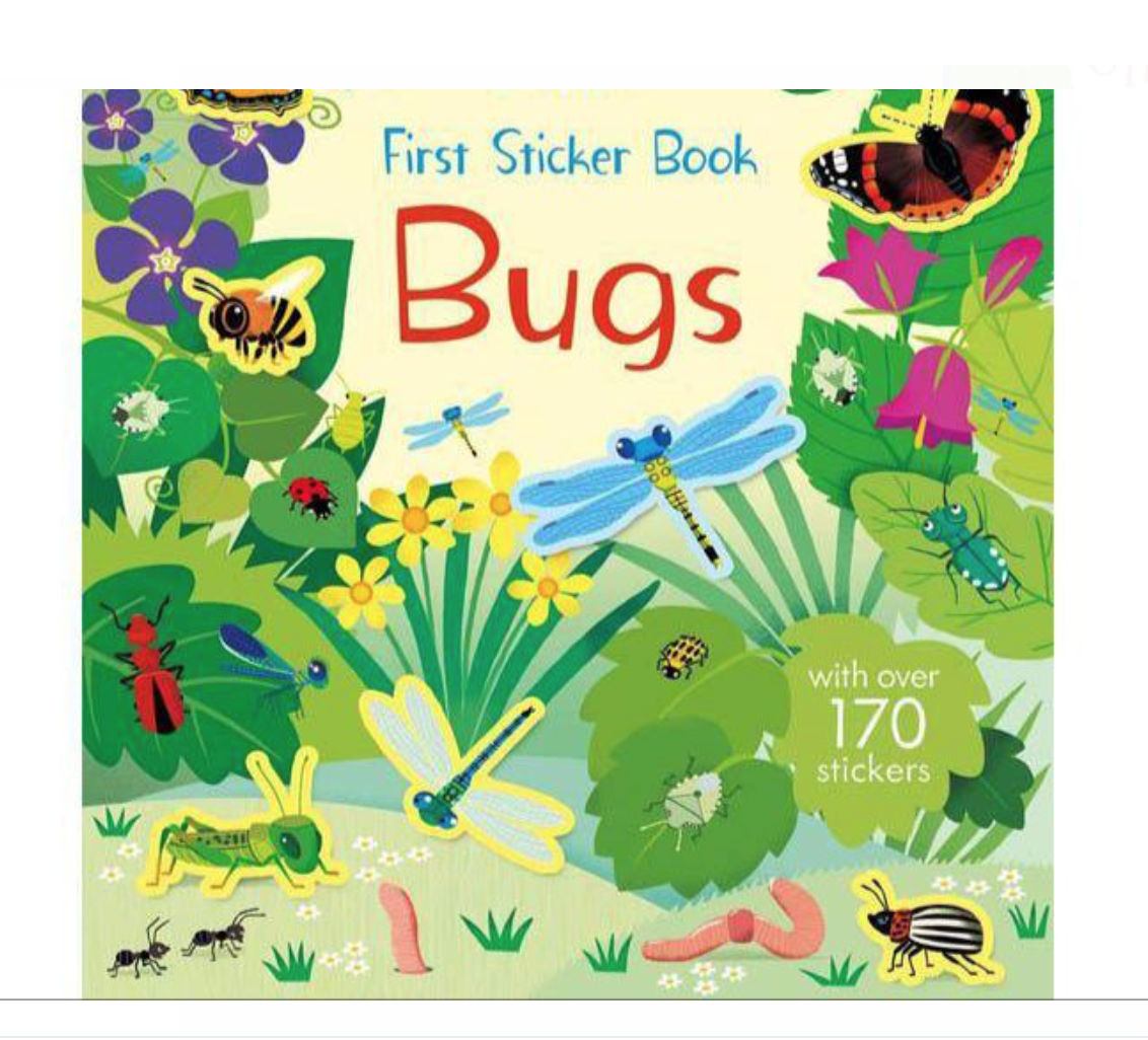 FIRST STICKER BOOK-Bugs