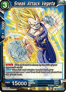 BT4-031 Sneak Attack Vegeta