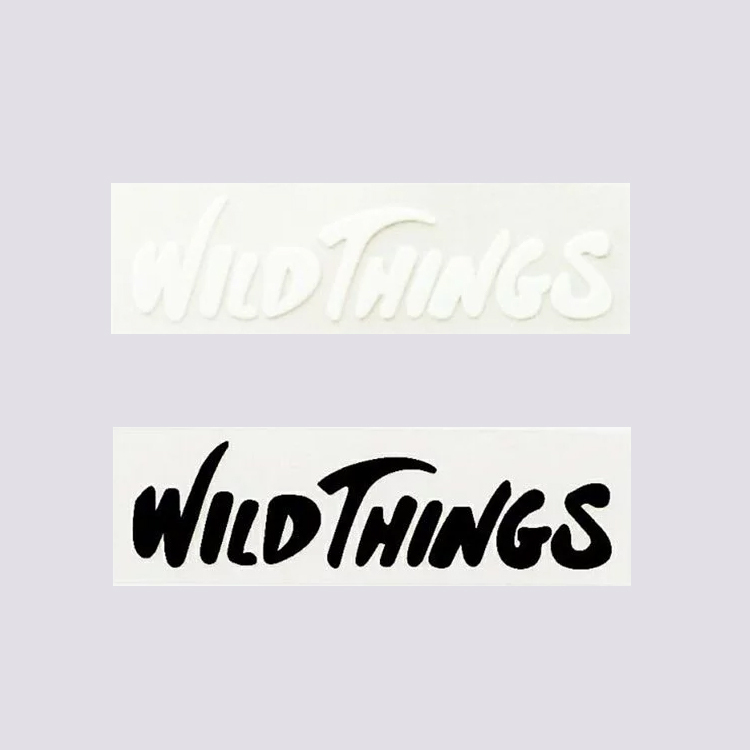 [WILD THINGS] LOGO 貼紙 (長型透明) (WT21262TA)-『 XLAND