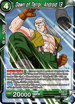 BT3-070 Dawn of Terror, Android 13