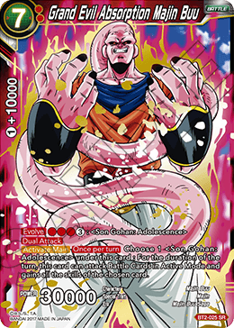 BT2-025 Grand Evil Absorption Majin Buu