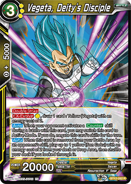 BT12-092 Vegeta, Deity's Disciple