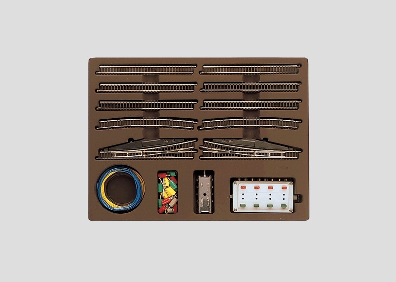 Marklin 8191 Z規 E Extension Set with Electric Turnouts電