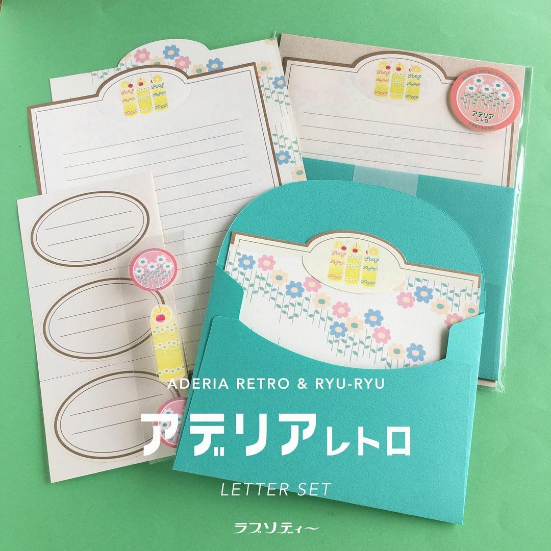 ADERIA RETRO & RYU-RYU 昭和復古文具系列 信紙組 - 狂想曲