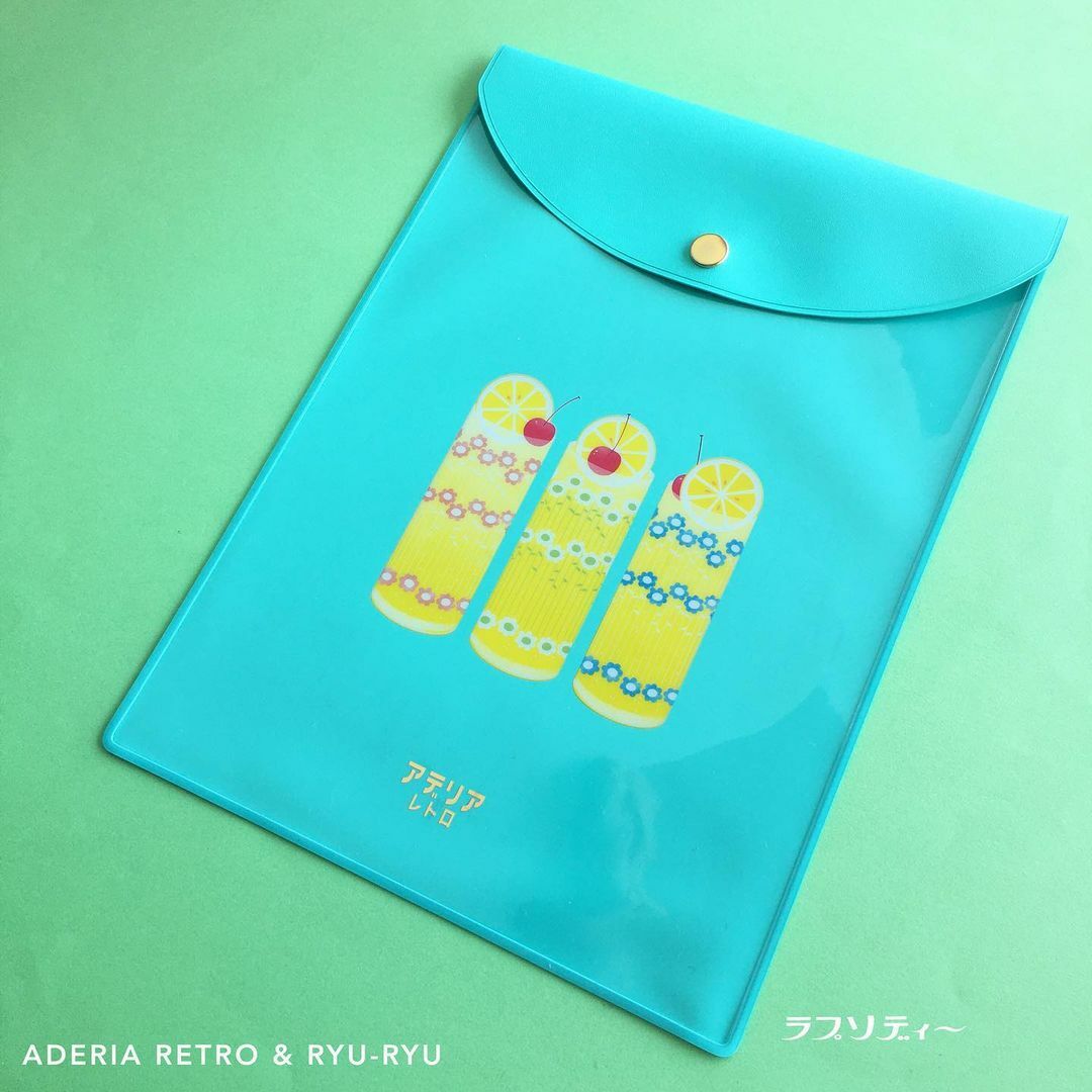 ADERIA RETRO & RYU-RYU 昭和復古文具系列 A5 收納袋 - 狂想曲