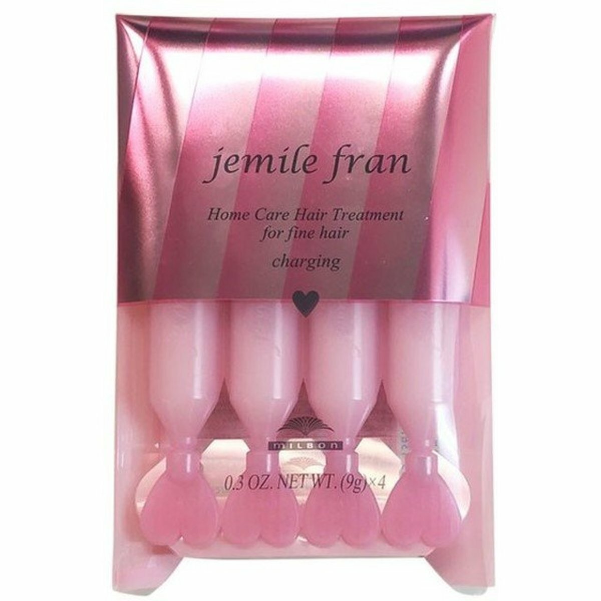 Milbon Jemile Fran 受損頭髮深層修護焗油 (纖幼髮質) 9Gx4