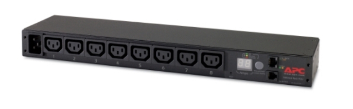 APC RACK PDU, METERED, 1U, 16A, 208/230V, (8) C13(AP...