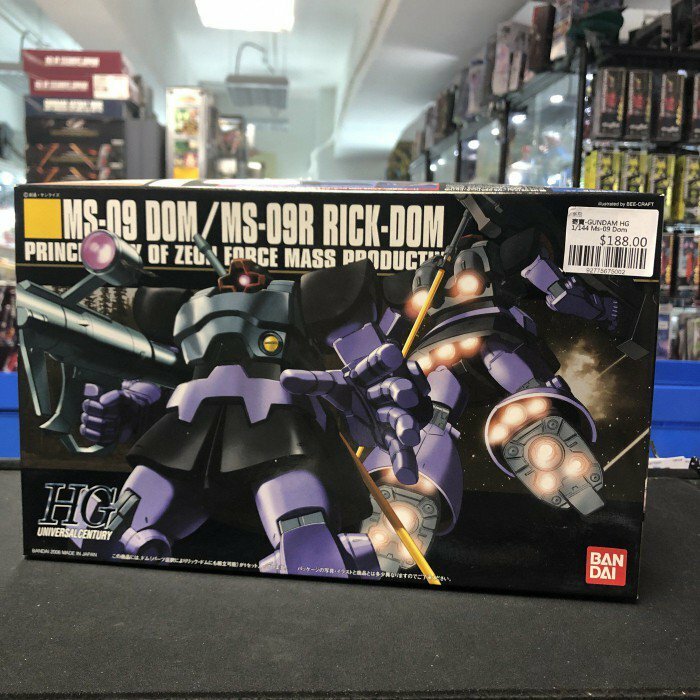 寄賣-GUNDAM HG 1/144 Ms-09 Dom