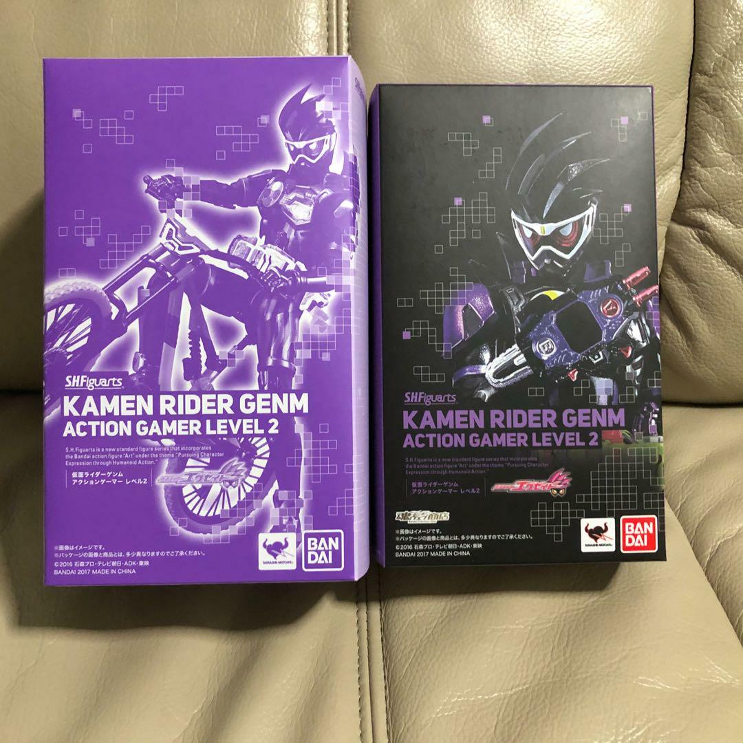 幪面超人-SHF EX-AID Genm Action Gamer Lv2 BIKE SET