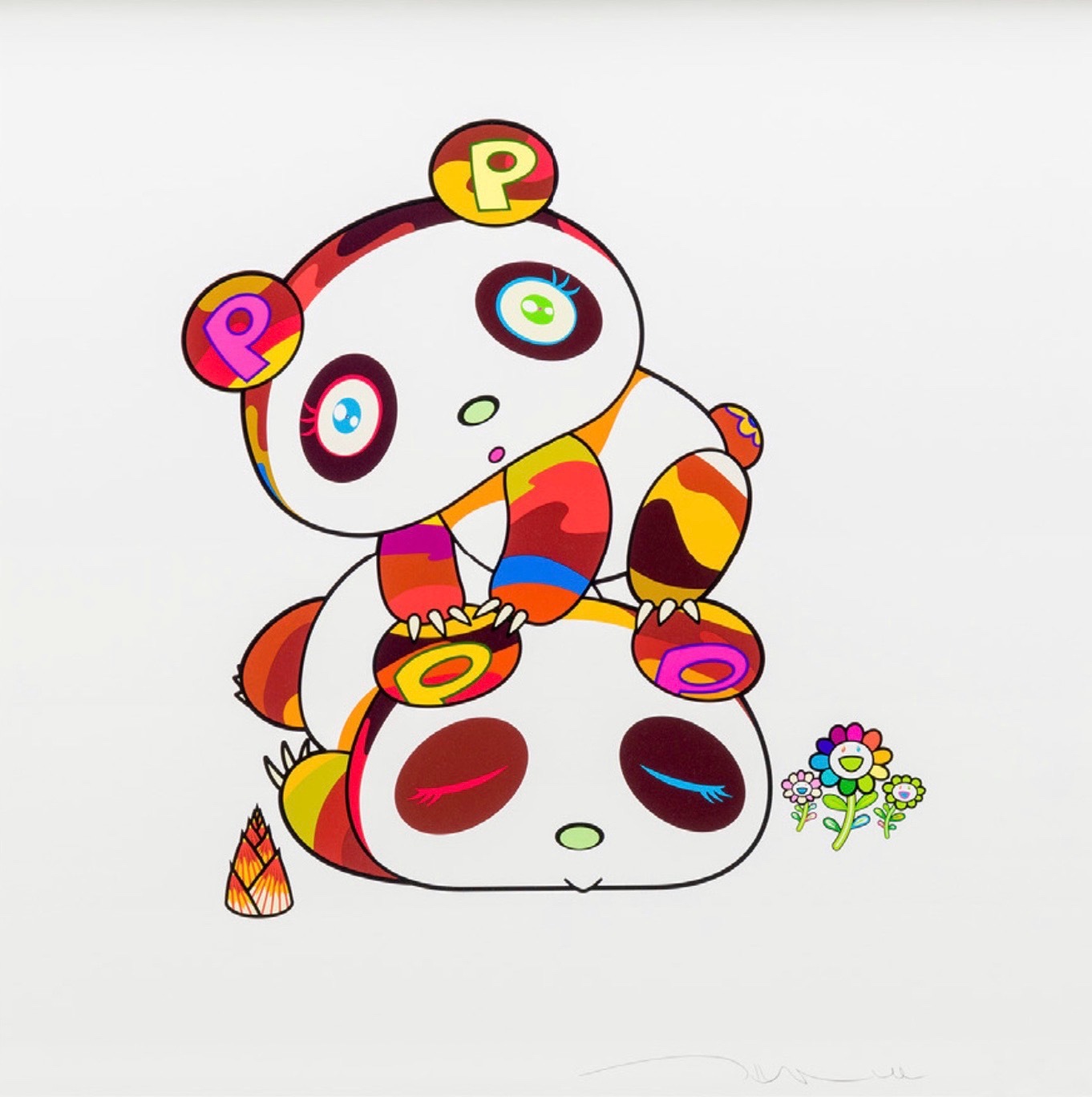 "And Then x 6 (Red: The Superflat Method.)"－Takashi Mur