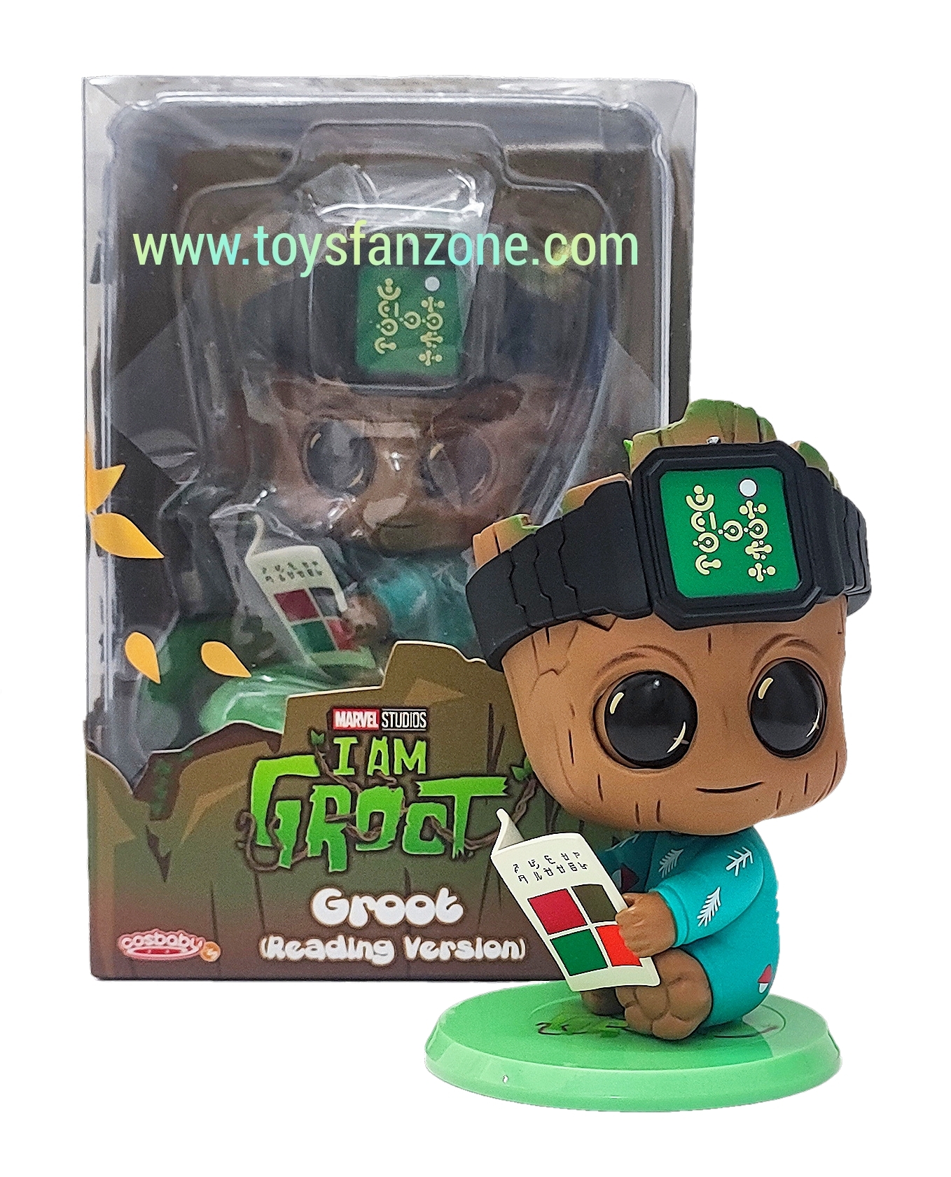 Hot Toys I Am Groot Reading Version Cosbaby