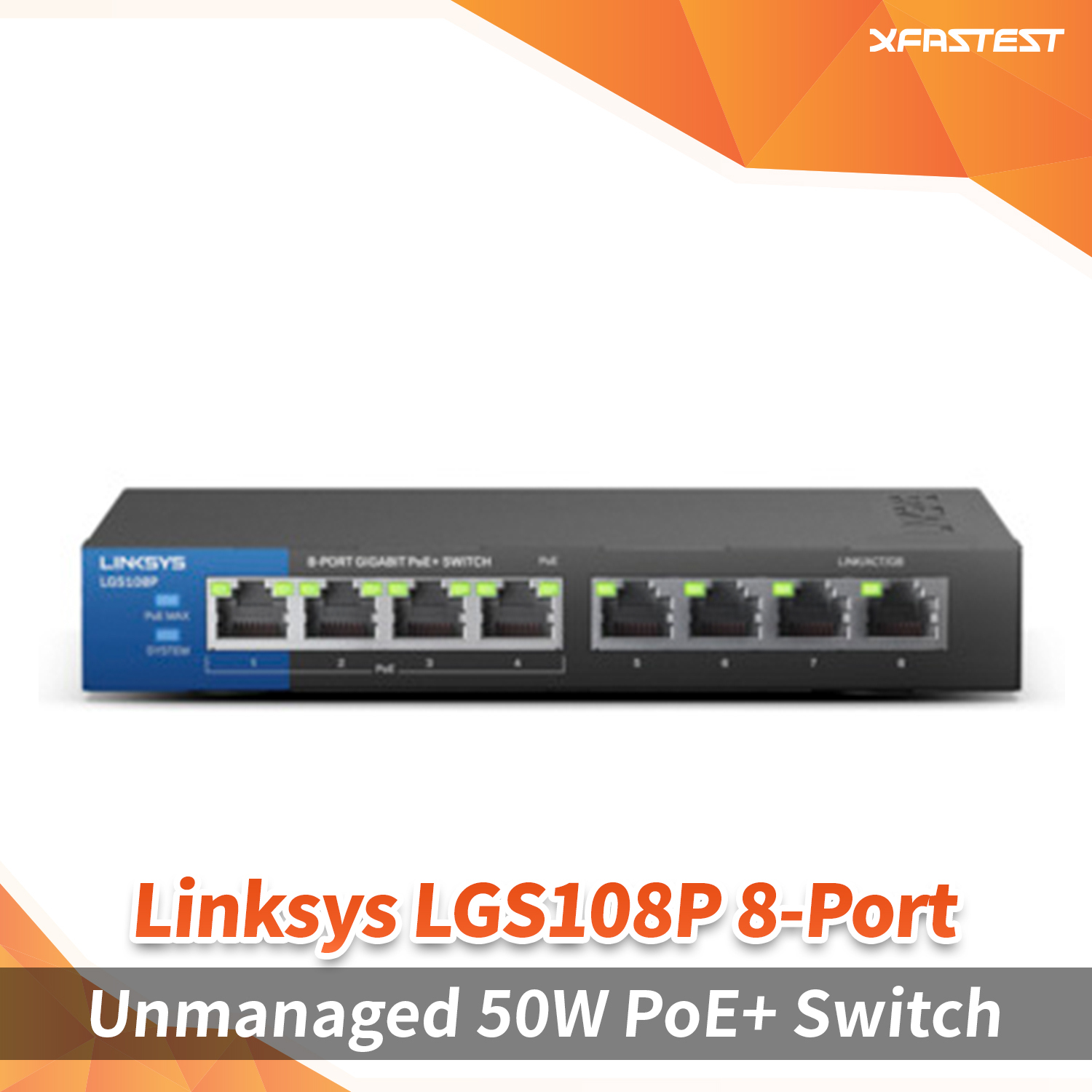 [Switch 專賣店] Linksys LGS108P 8-Port 網管/無網管交換機｜免費送貨