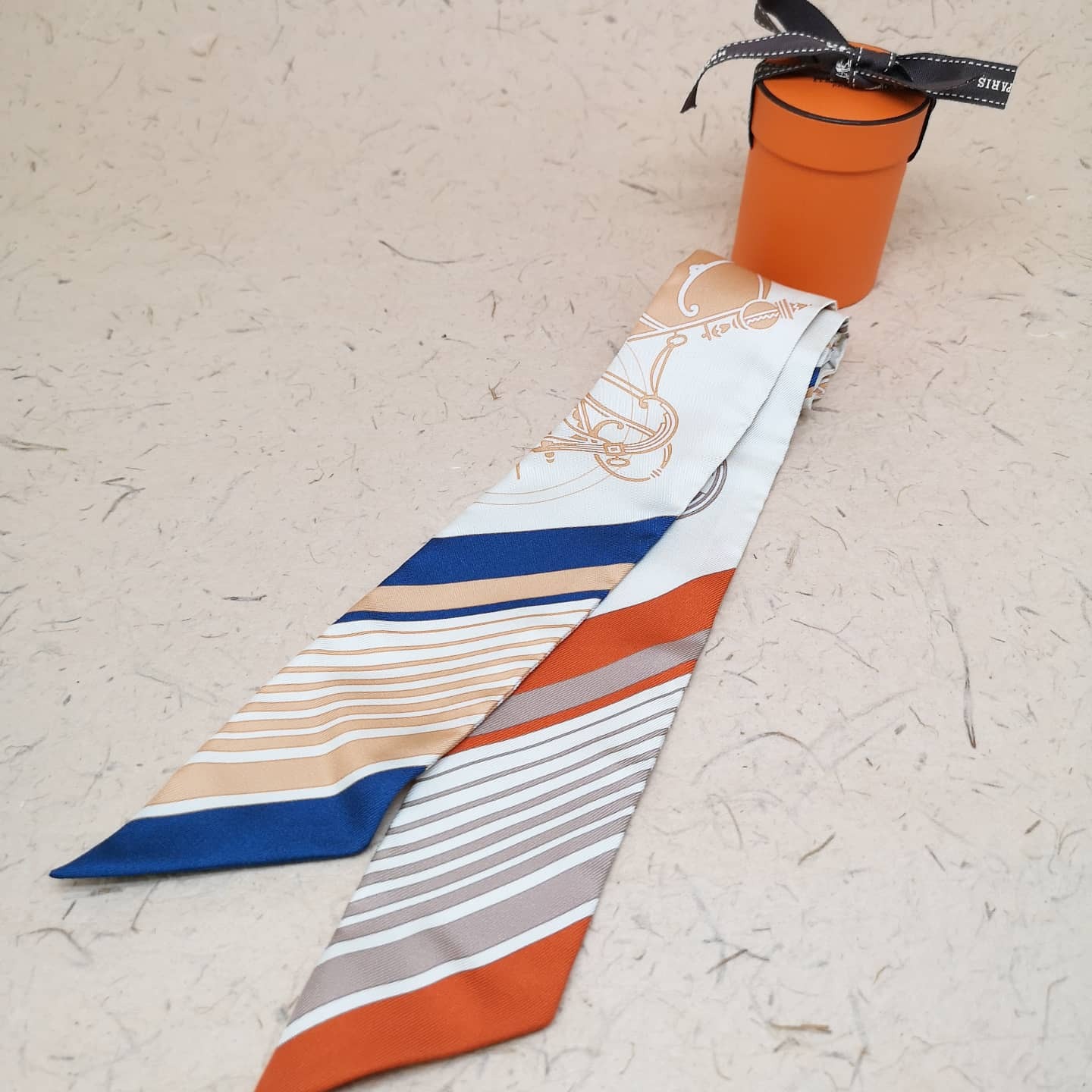 HERMES Ex-Libris Twilly (Jo/Creme/Oran)