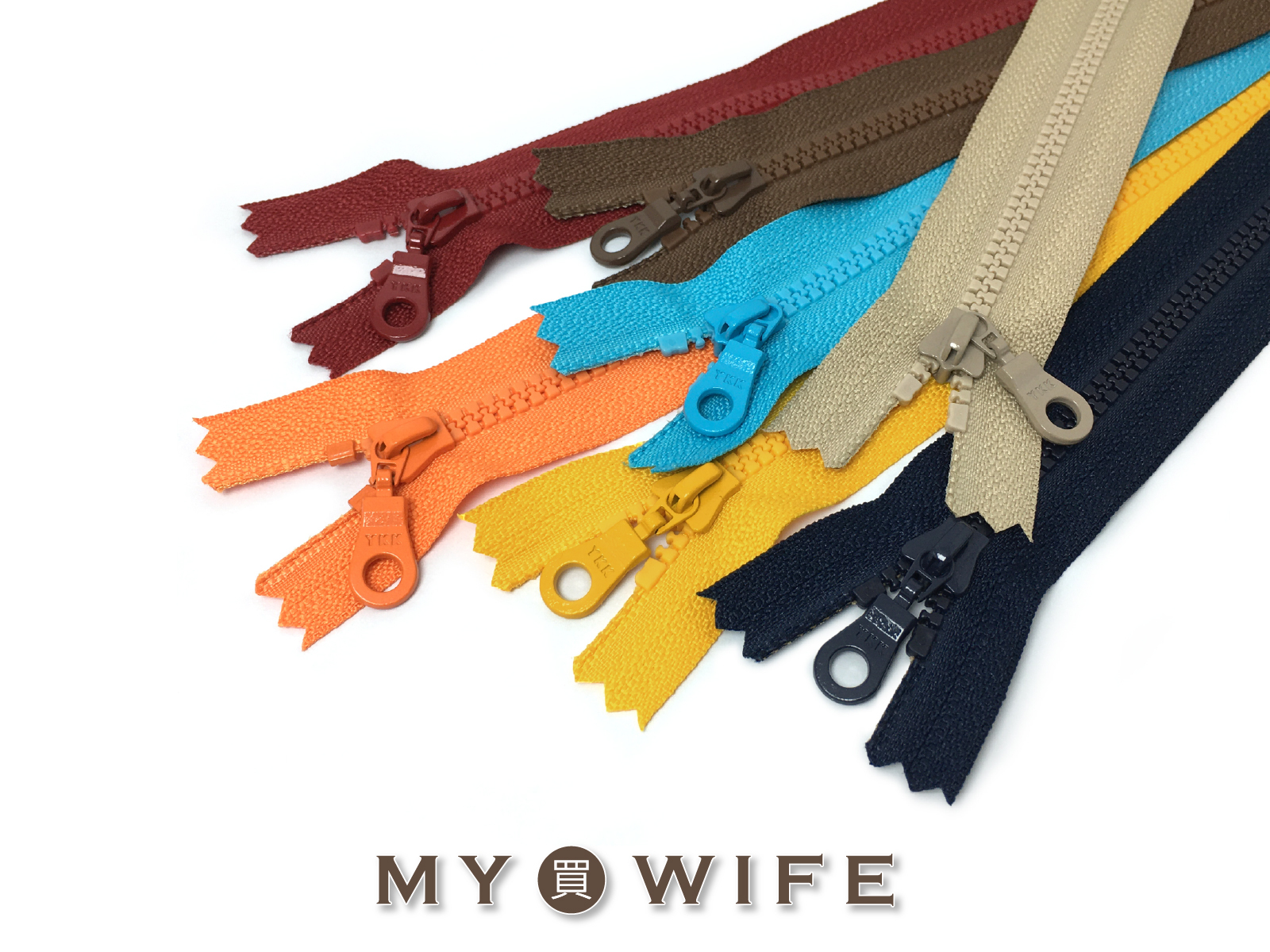 3號(3V)/5號(5V)_YKK定吋塑鋼拉鍊(燈泡頭)_塑鋼拉鍊/拉鍊/YKK_11規格26色