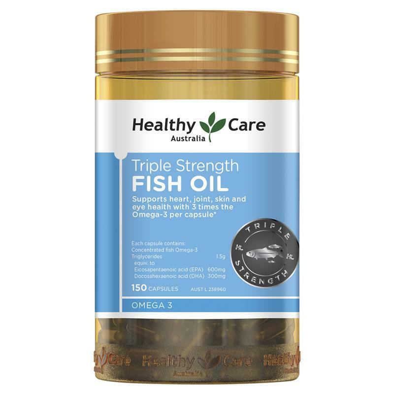 Healthy Care Triple Strength Fish Oil 三倍強度魚油 x 150 粒膠囊