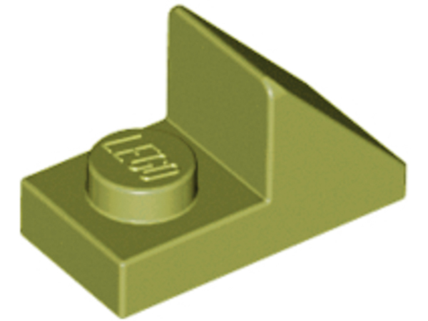 LEGO零件 斜向磚 45 2x1 92946 橄欖綠色 6143405