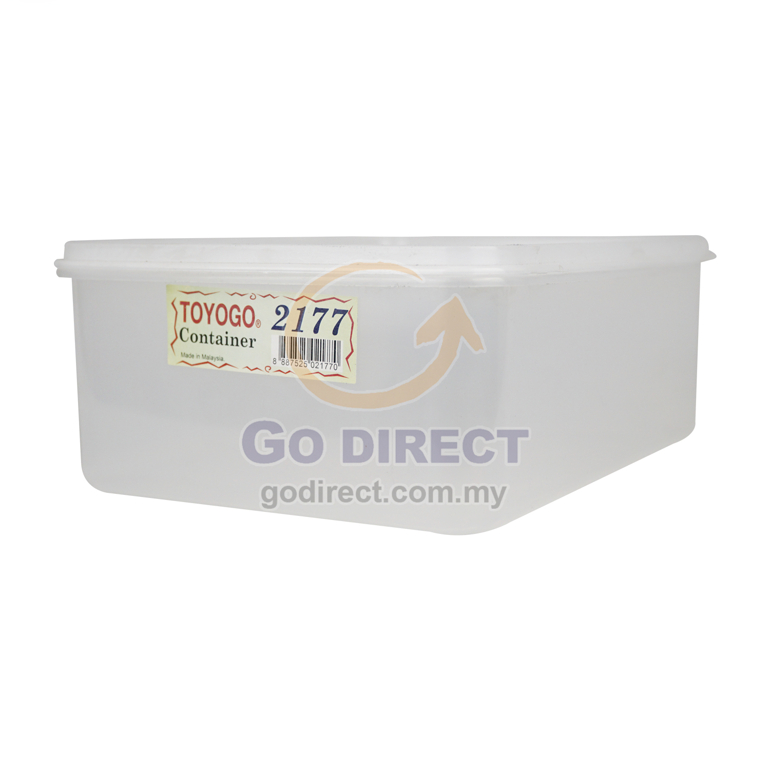 TOYOGO 2.6L Plastic Food Container (2177) Malaysia