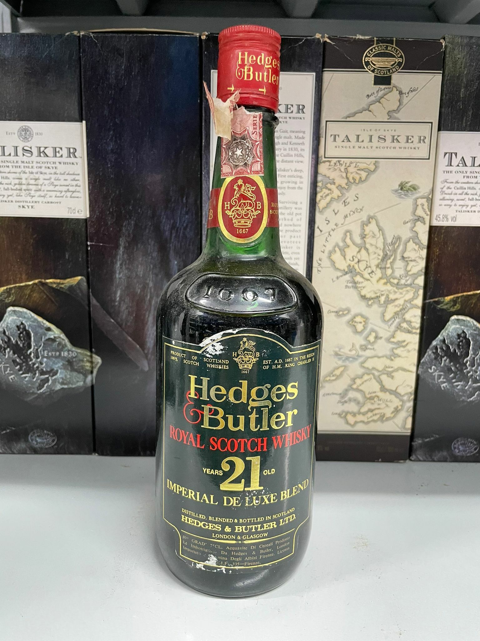 Hedges & Butler Royal 21 Years (1980s) Blended Scotch W