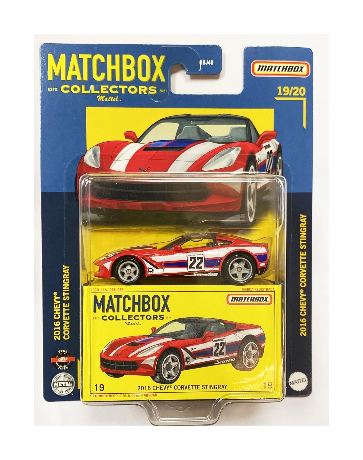 Matchbox Collectors 2016 Chevy Corvette Stingray