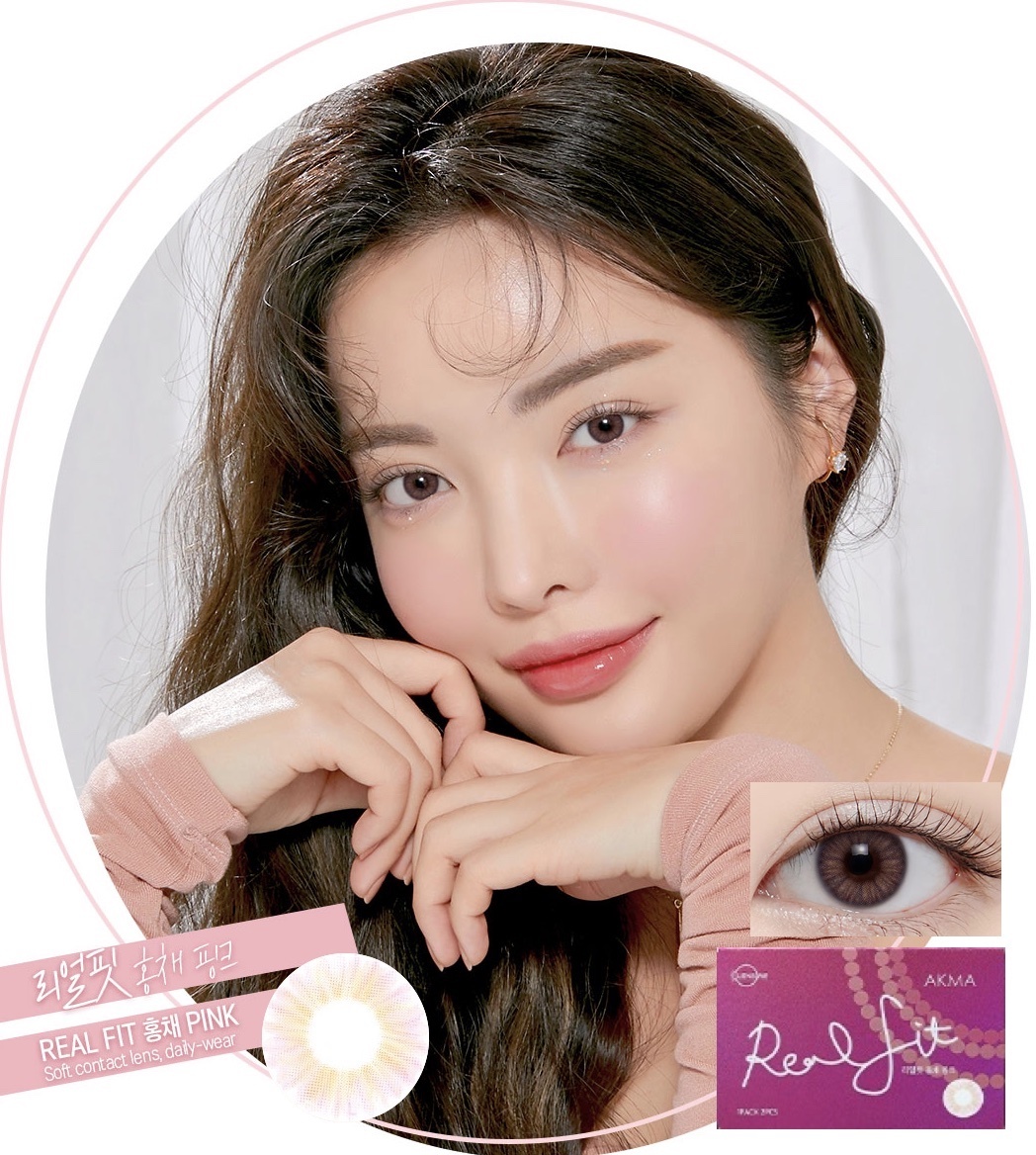 LensMe Real Fit Monthly (Pink)