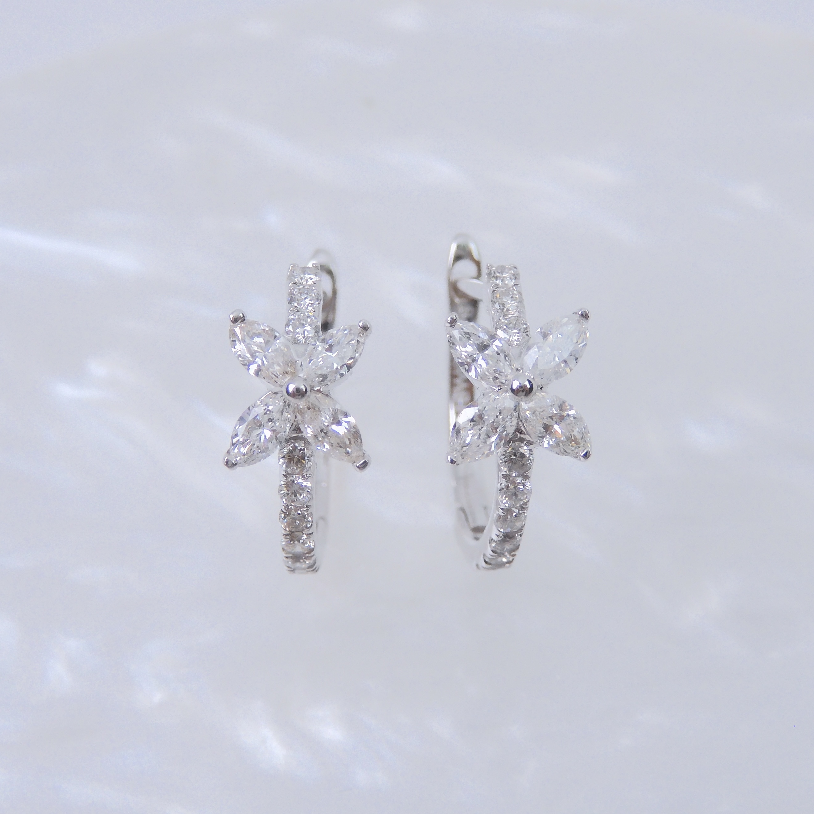 Aloha Jewellery | 18K金 0.57ct 鑽石耳釘