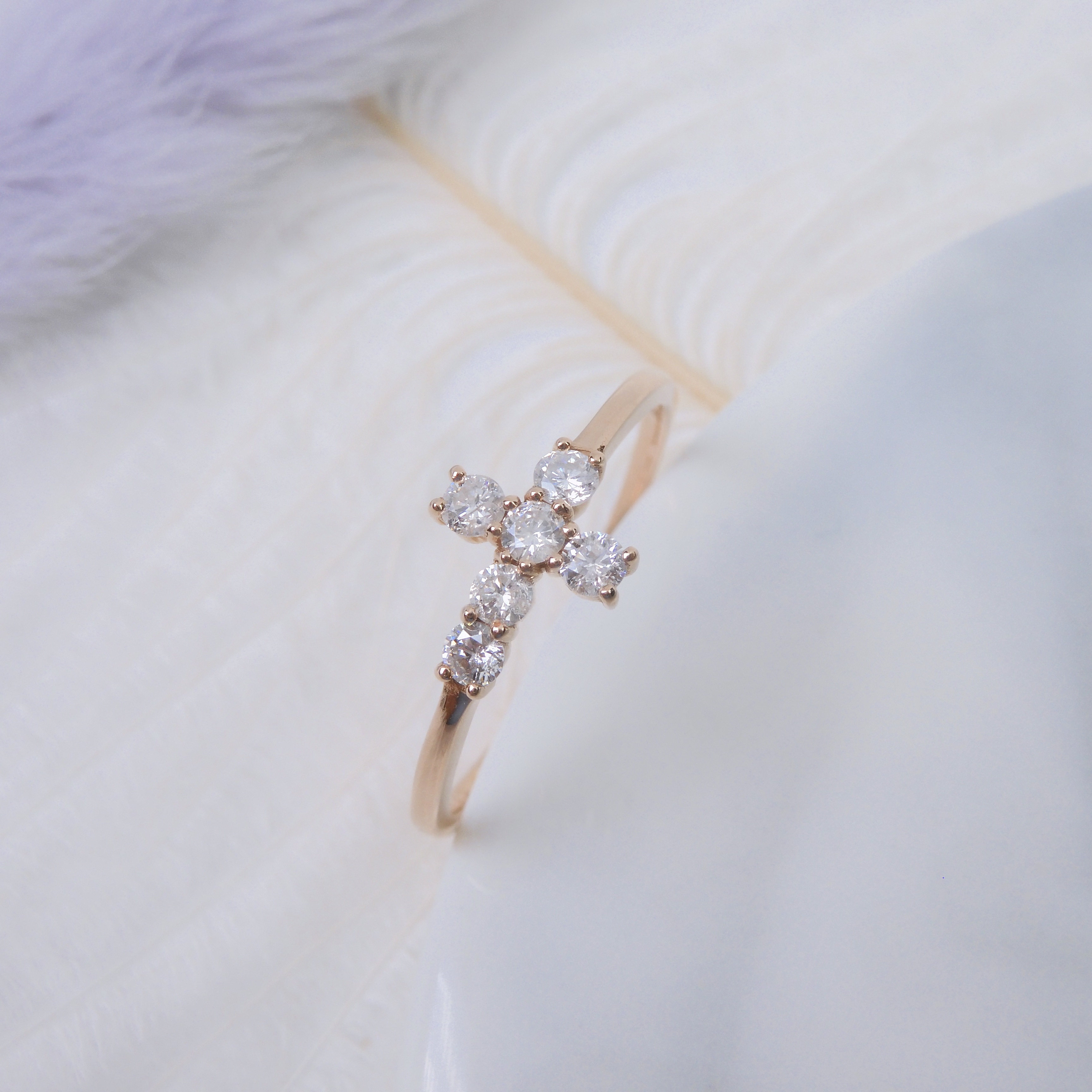 Aloha Jewellery | 18K金 0.24ct 鑽石戒指