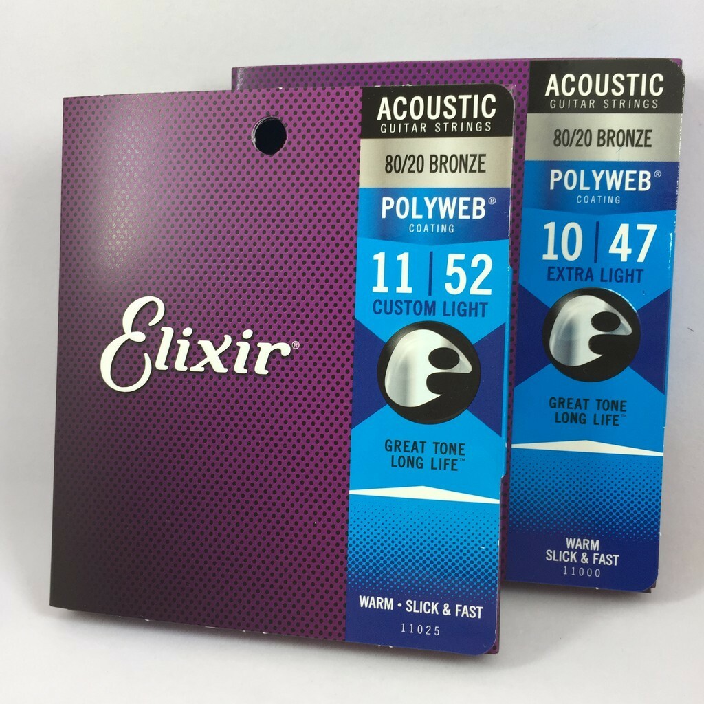 Elixir POLYWEB 80/20 BRONZE 11050 12-53 黃銅 木吉他弦