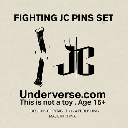 Underverse - Fighting JC Pin Set